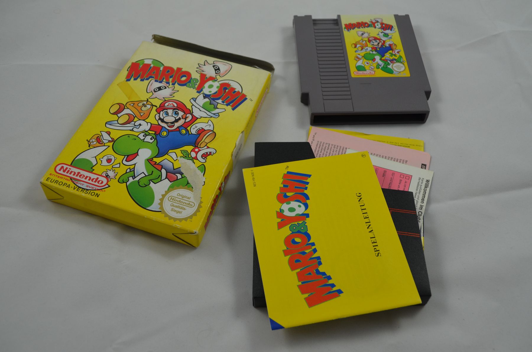 Retro Gamer Paradise - Mario & Yoshi NES Spiel CIB (gut)